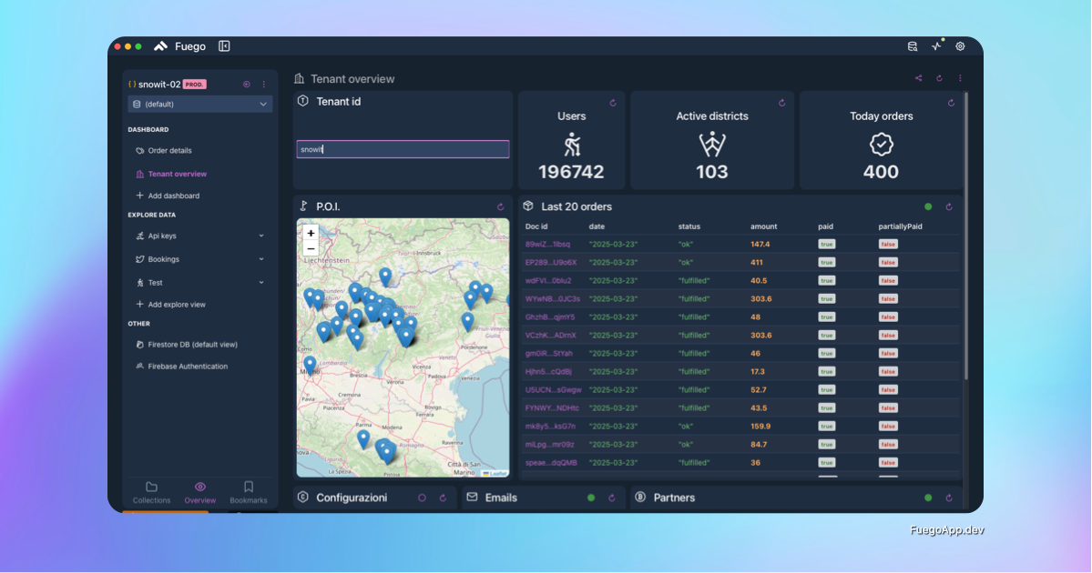 Fuego App - The Ultimate Client GUI for Firestore, Firebase Auth and Storage - Fuego App